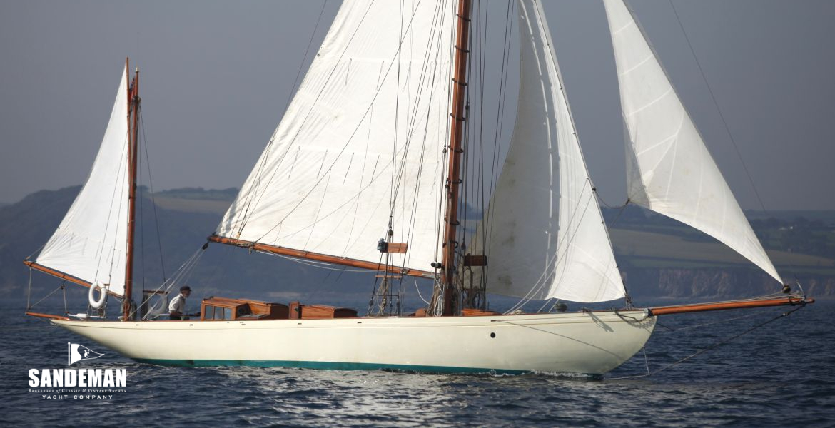 Charles E Nicholson 55 ft Gaff Yawl 1920/2011 - Sandeman Yacht Company